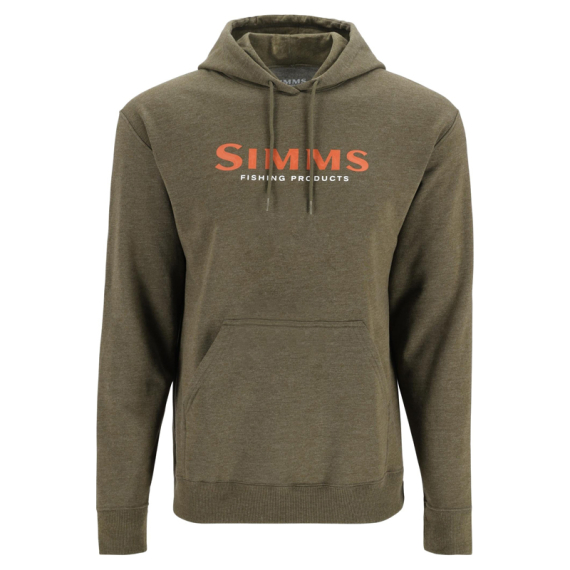 Simms Logo Hoody Military Heather | Fishline.se