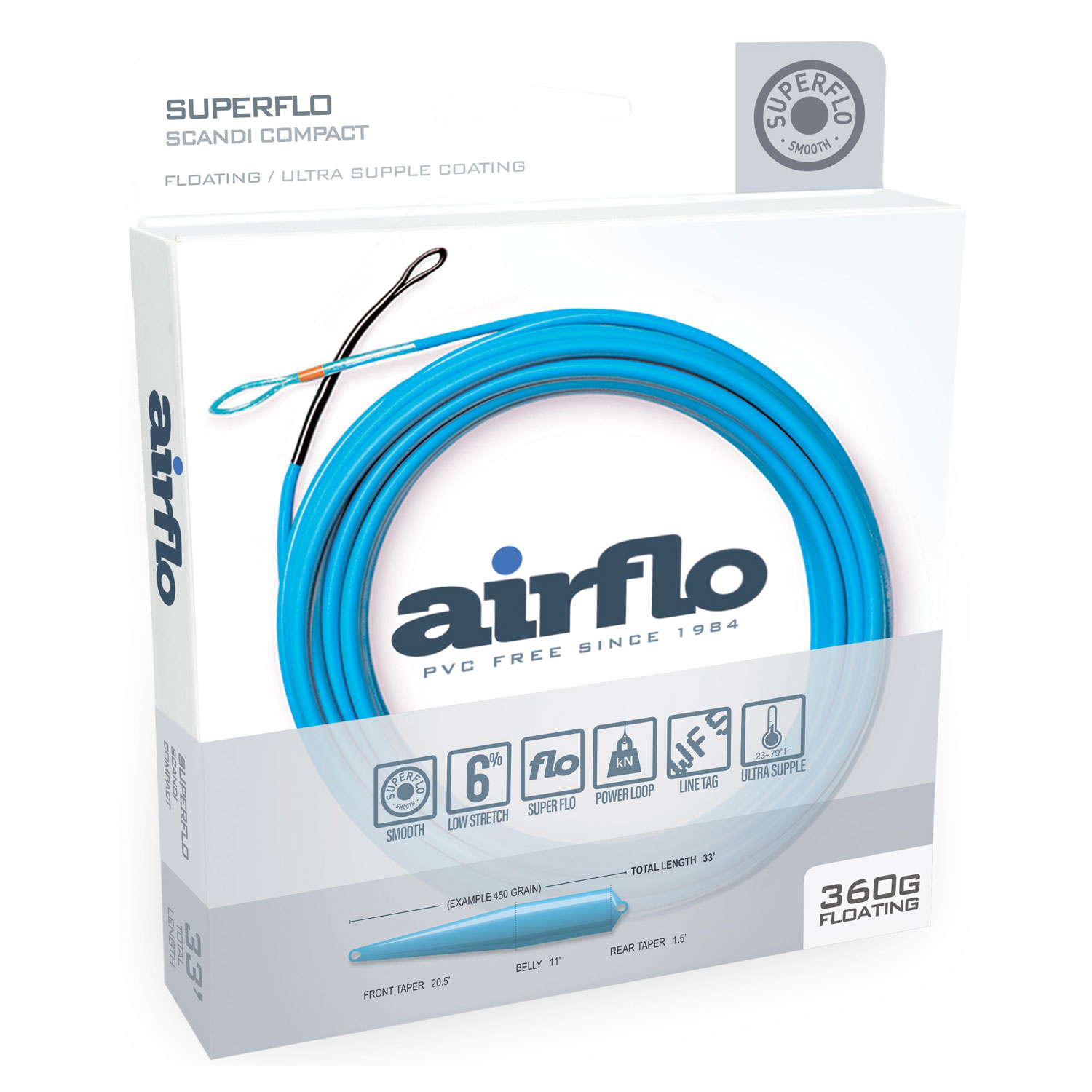 Airflo Superflo Scandi Compact Shooting Head Floating | Fishline.se